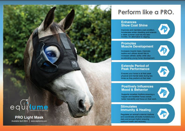 Equilume Pro Light Mask - Racetrack Veterinary Services